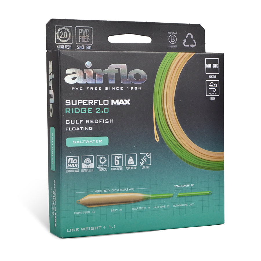 Superflo Max Ridge 2.0 Gulf Redfish Fly Line | Airflo Fishing Products ...