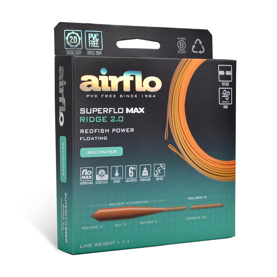 Superflo Max Ridge 2.0 Winter Redfish Fly Line | Airflo Fishing ...