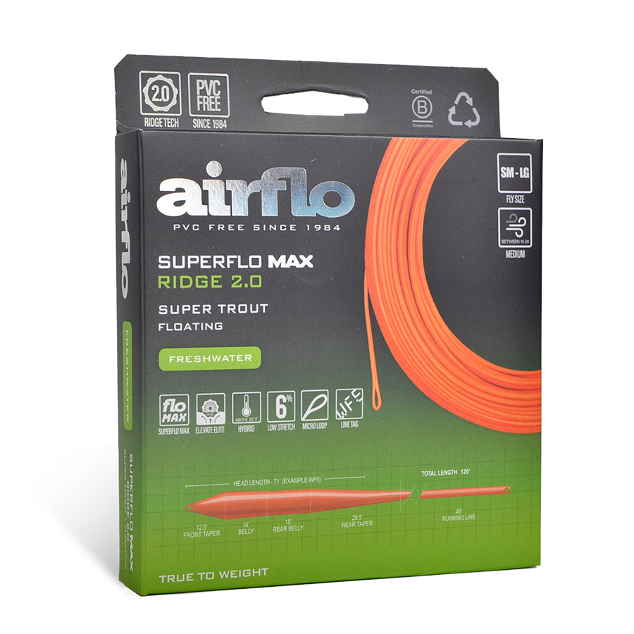 Superflo Max Ridge 2.0 Super Trout Fly Line | Airflo Fishing Products ...