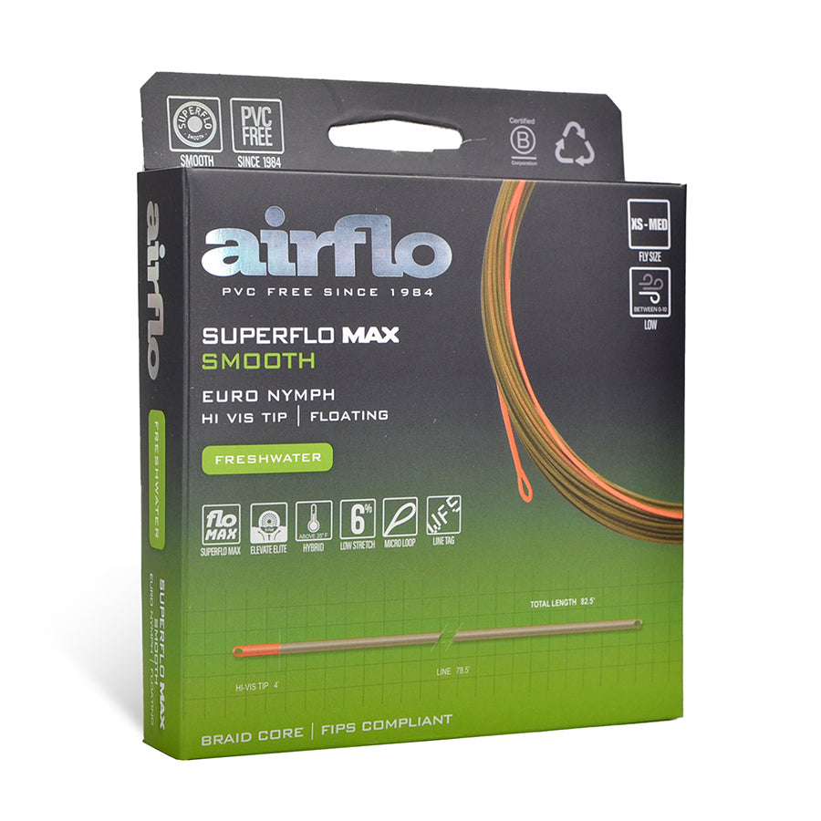 Superflo Max Smooth Euro Nymph Fly Line | Airflo Fishing Products ...